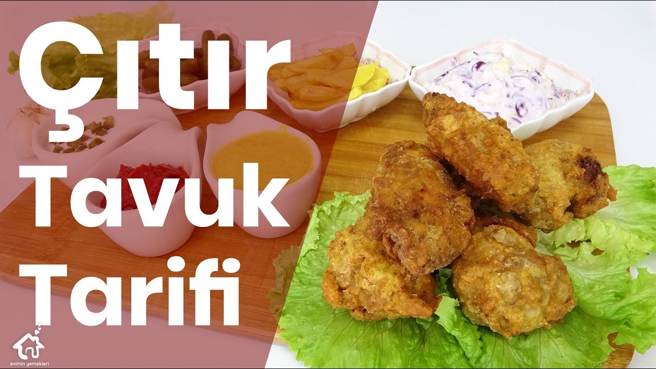 Çıtır Tavuk Tarifi - Evimin Yemekleri - (Videolu çıtır tavuk kanadı)